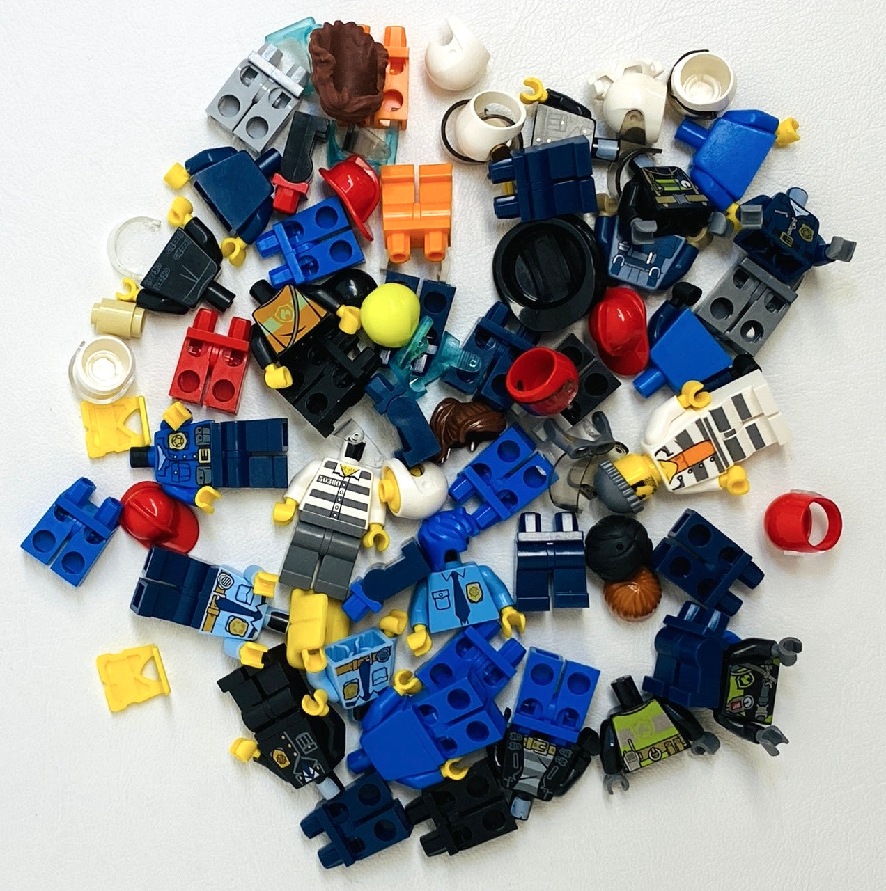 LEGO Minifigure Pieces Fun Pack Mixed Heads Torsos Legs Headgear ...