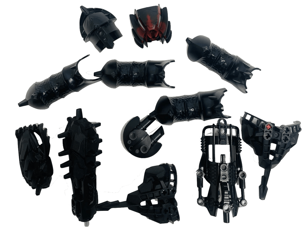 LEGO Bionicle / Knights Kingdom Fun Pack - Mixed Black Large Figure Pi ...