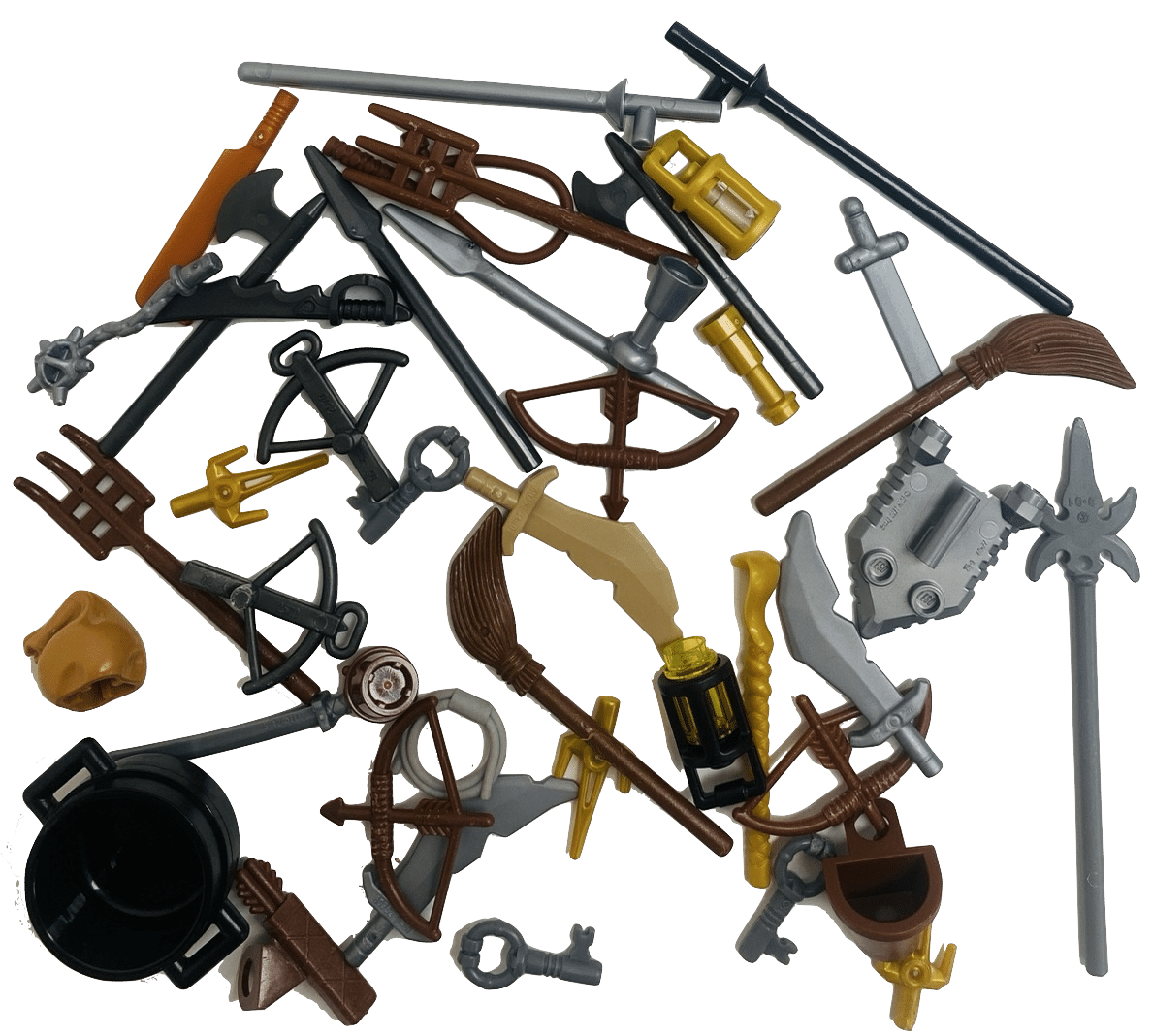 LEGO Castle / Dungeons and Dragons Minifigure Weapons Pack Mixed Colou ...