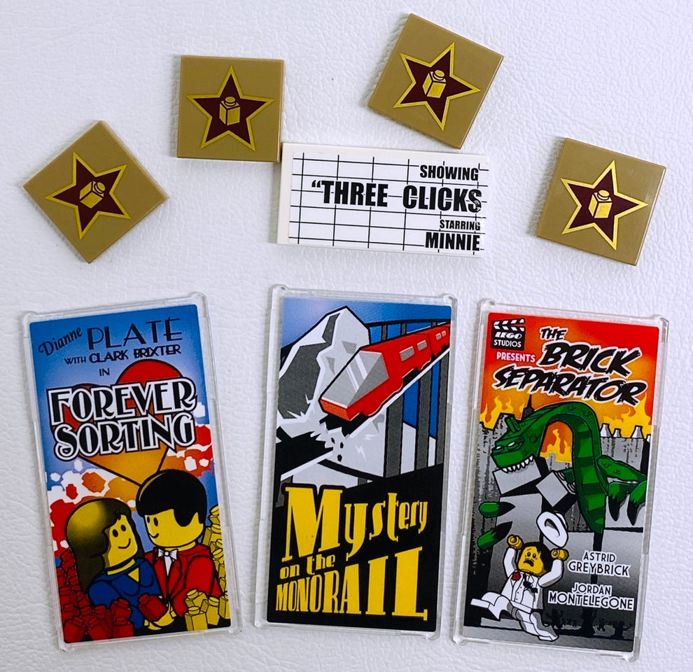 LEGO Movie Poster and Tile Fun Pack from Modular Palace Cinema ...