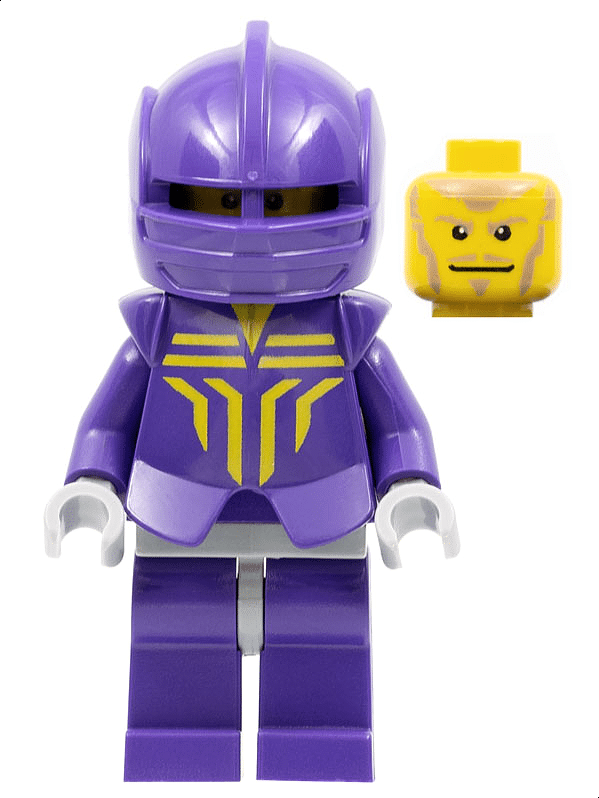 LEGO Castle Danju Minifigure Knights Kingdom II (Rare Purple Pieces ...