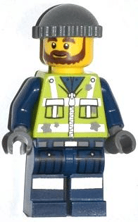 LEGO Movie Garbage Man Grant Minifigure – BrickResales